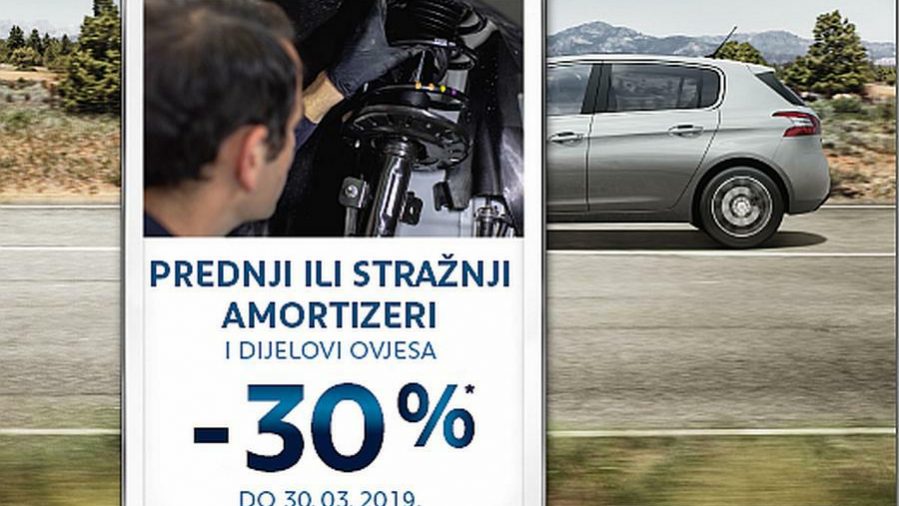 Peugeot servisna akcija za amortizere – Automania.hr
