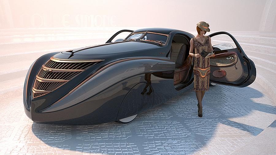 Duesenberg Coupe Simone Midnight Ghost iz 1939. godine – Automania.hr