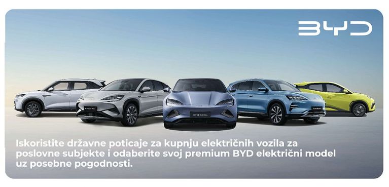 Atraktivni BYD modeli električnih automobila uz subvencije dostupni već ...
