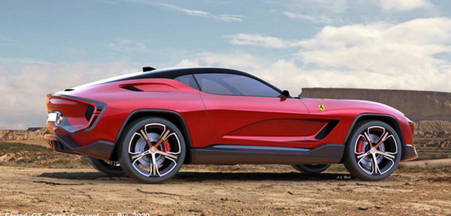 Ferrari GT Cross Concept: ovako je dizajner Jean-Louis Bui zamislio SUV ...